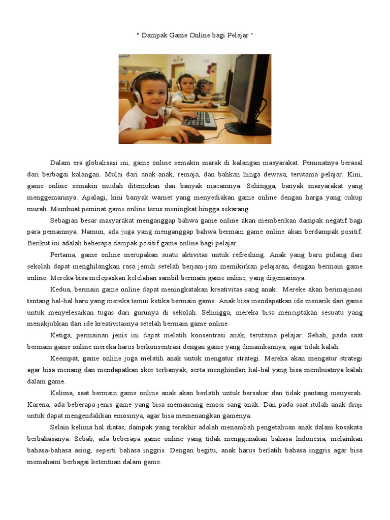 Teks Diskusi | PDF | Game & Aktivitas | Kesehatan Holistik