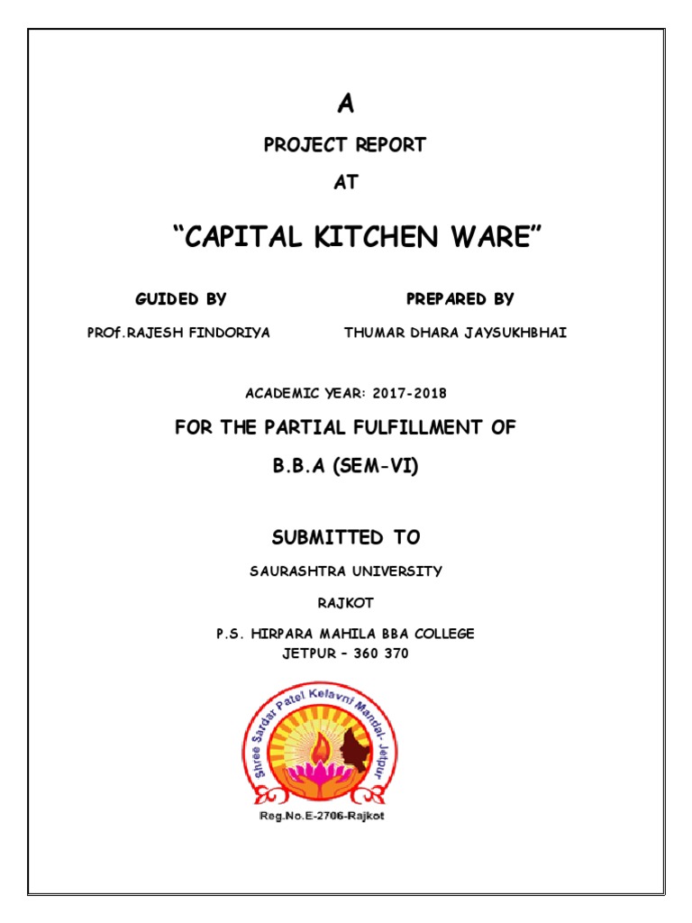 Capital Kitchen | PDF | Financial Capital | Marketing