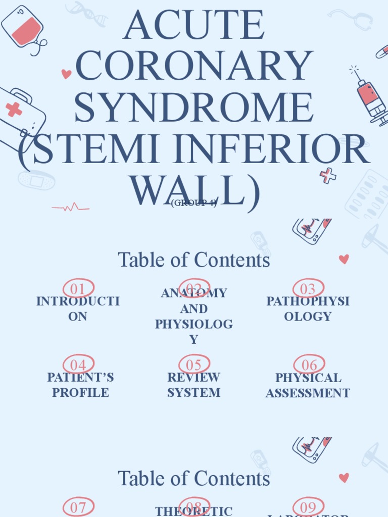 Acs Stemi Inferior Wall 1 Pdf Myocardial Infarction Heart