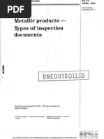 EN 10204 (2004) | Specification (Technical Standard) | European Commission