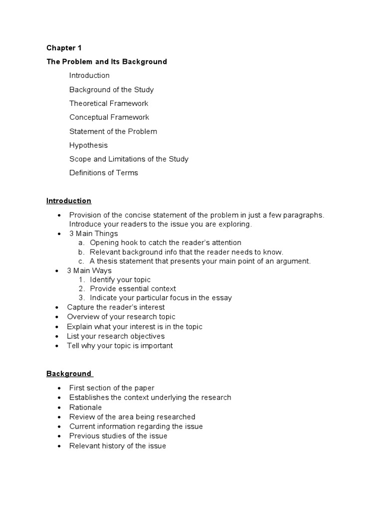 Chapter 1 Research Lecture | PDF