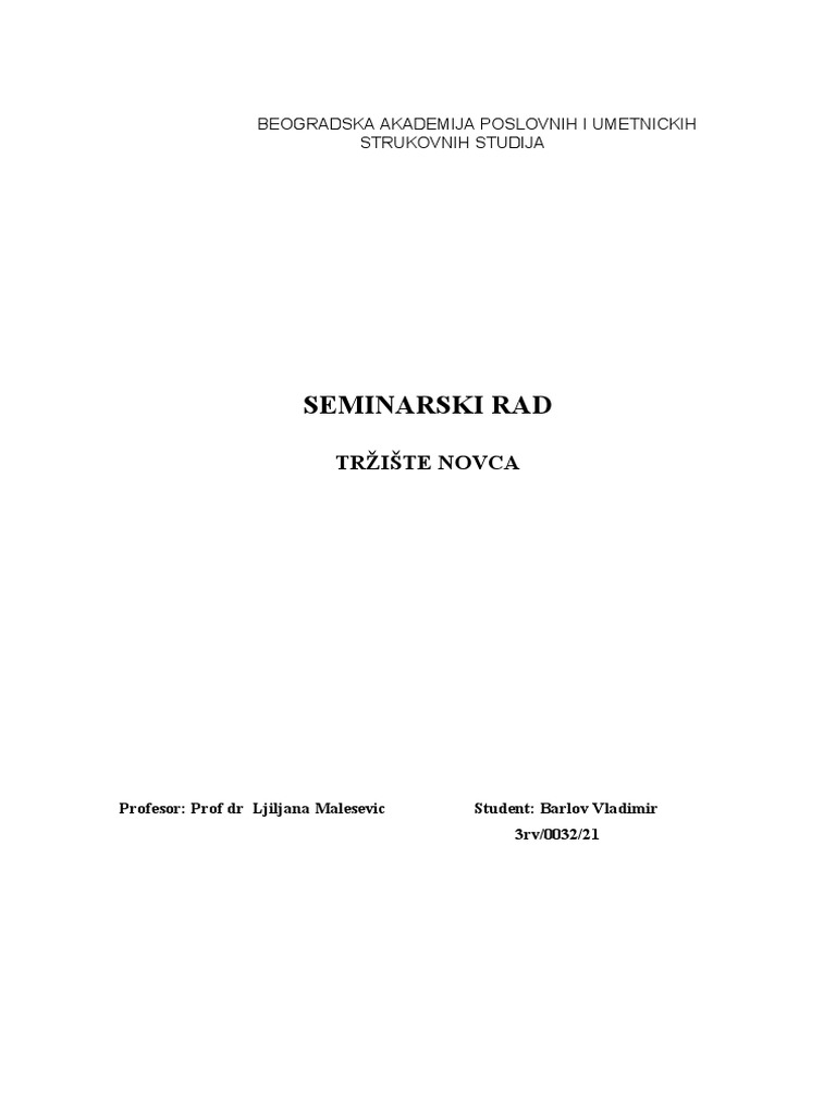 Seminarski Rad | PDF