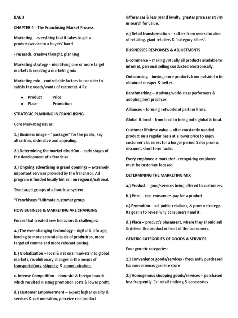 BAE 3 Reviewer - Midterms | Download Free PDF | Marketing | Brand