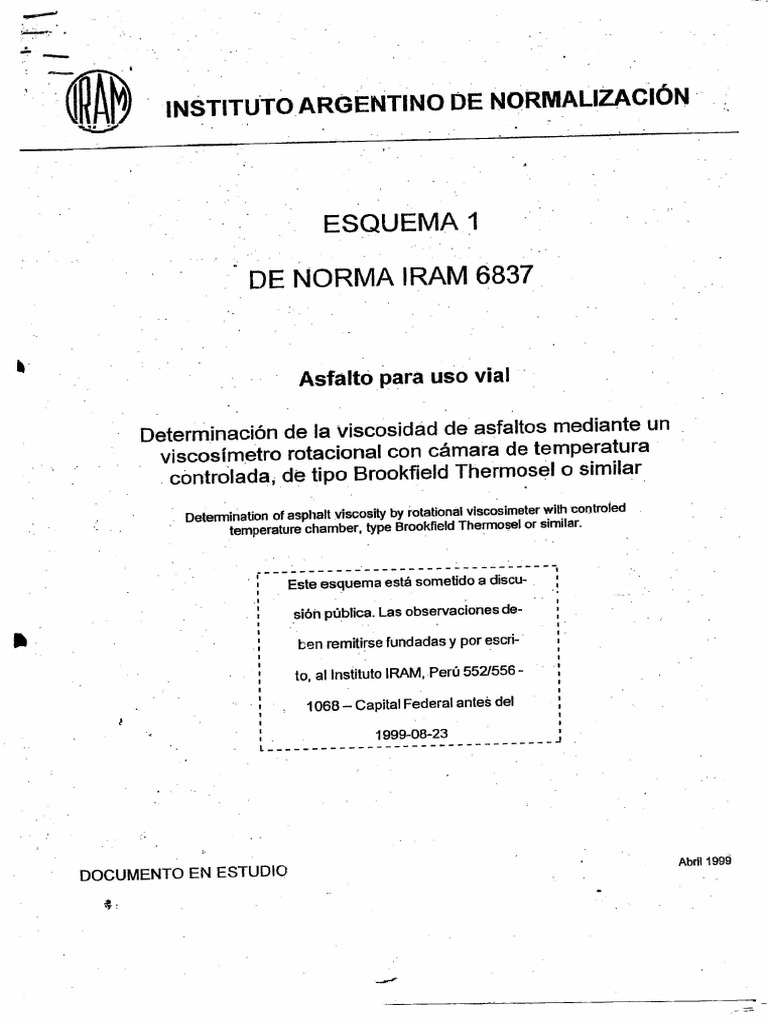 Iram 6837-1999 | PDF
