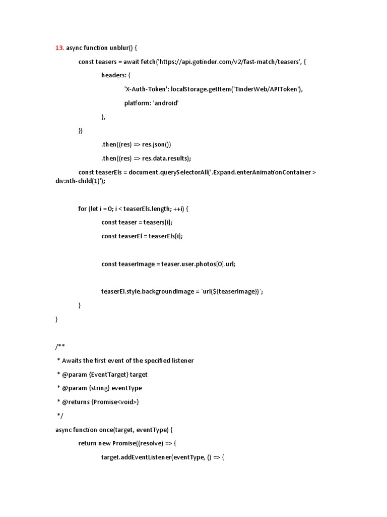 Tinder Codigo Oficial | PDF | Hypertext | Software