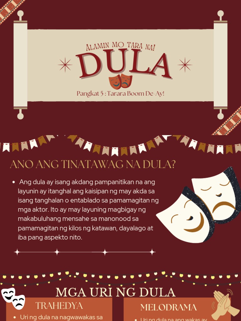 Ano Ang Dula | PDF