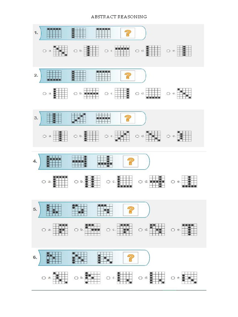 Abstract Reasoning | PDF