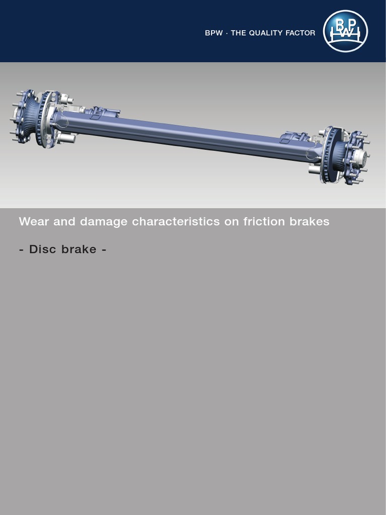 BPW - Understanding Disc Brake Wear and Damage Profiles | PDF | Brake ...