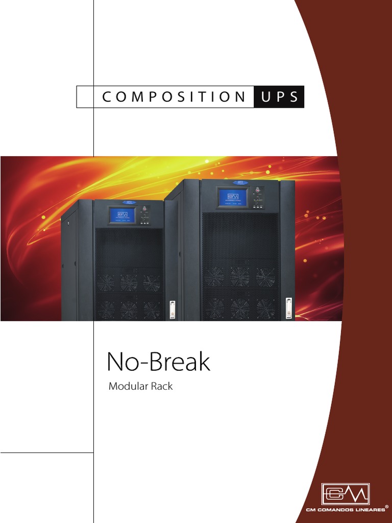No Break Composition Modular | PDF | Fonte de energia | Eletromagnetismo