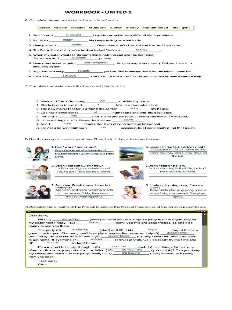 Workbook English Hub 3a Resuelto Compress | PDF