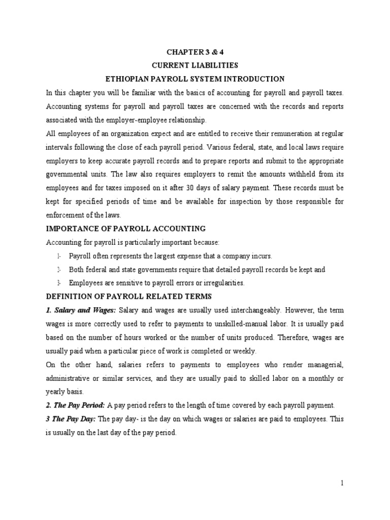 Fundamentals of Acc II CH 3 & 4 | PDF | Payroll Tax | Payroll