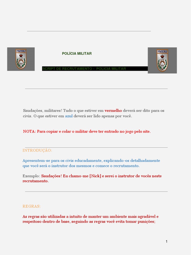 PM - Script de Recrutamento - 2 1 | PDF