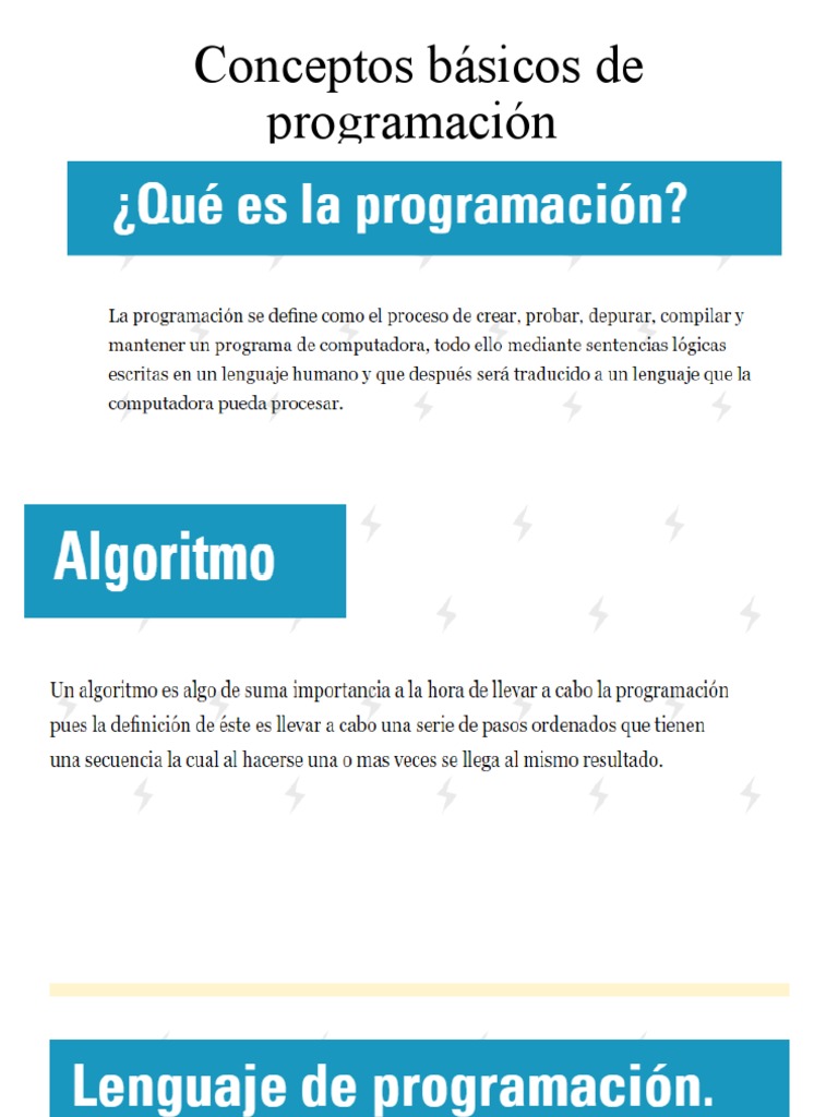 Conceptos Básicos De Programación Pdf 