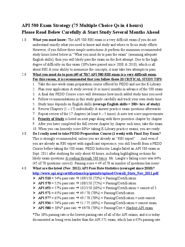 API 580 SG Part 1 - No Highlight | PDF | Risk | Risk Management