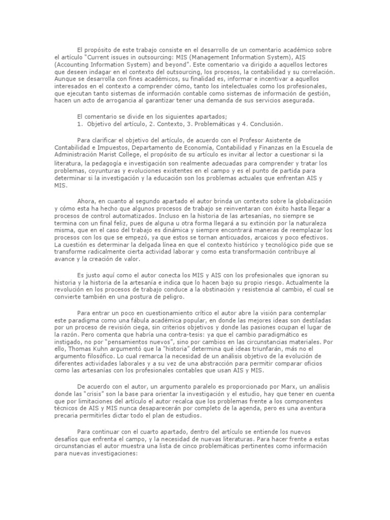 Comentario Académico. | PDF | Paradigma