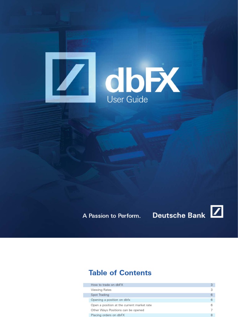 DBFX Trading Station User Guide | PDF | Order (Exchange) | Margin (Finance)