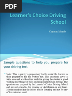 Driving Assessment Form | PDF | Vehicles | Vehicle Technology