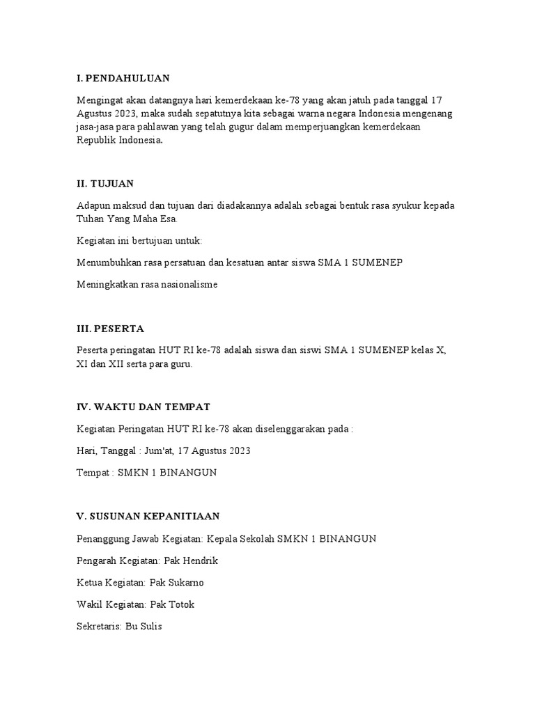 Contoh Proposal-WPS Office | PDF