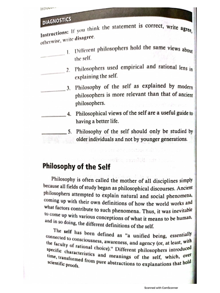 What Philosophy Says About The Self | PDF