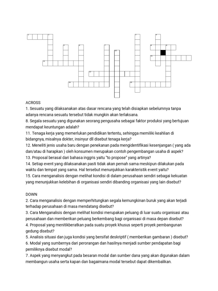 TTS Soal | PDF | Karier & Perkembangan | Bisnis
