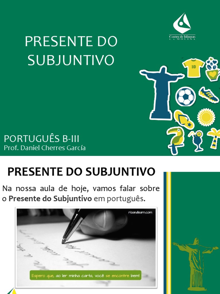Presente Do Subjuntivo - Portugues | PDF