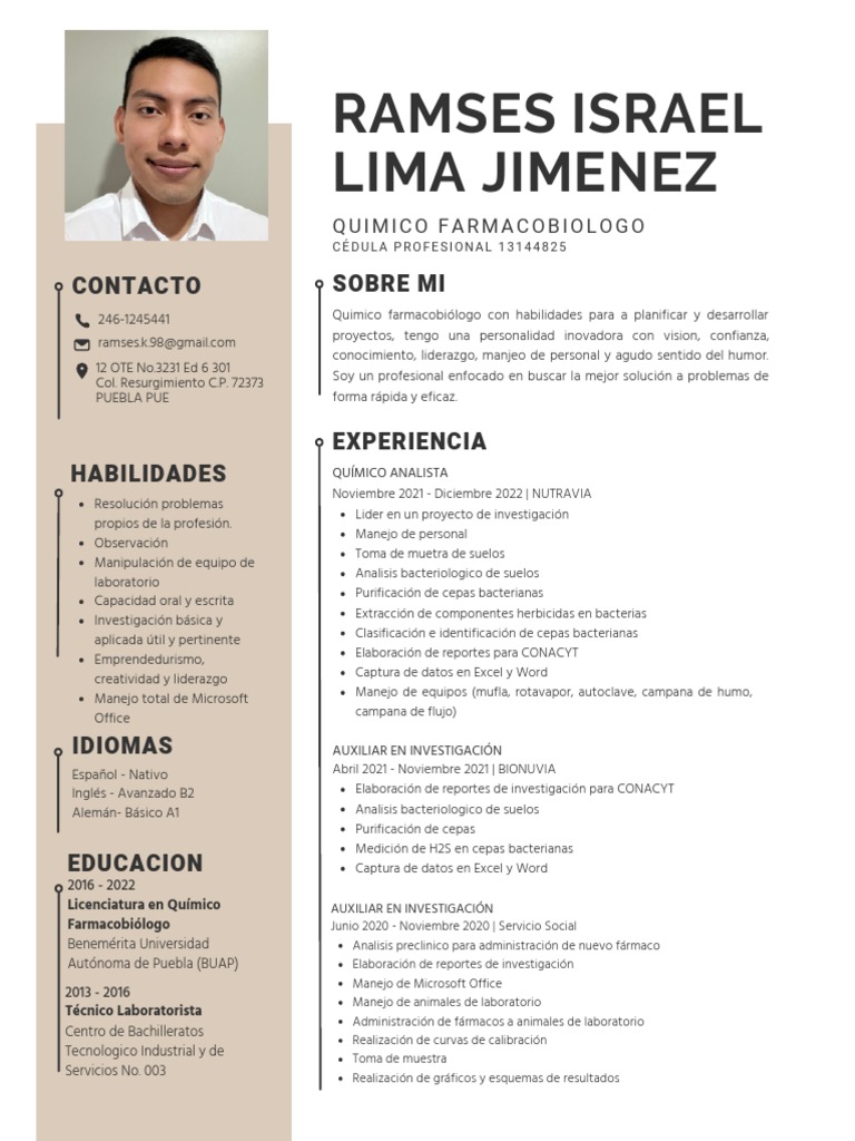 CV Ramses Lima | PDF