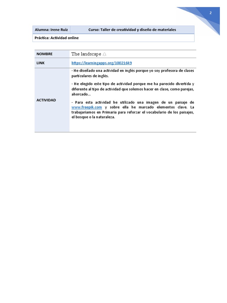 Practica Modulo Extra - Actividad Online | PDF