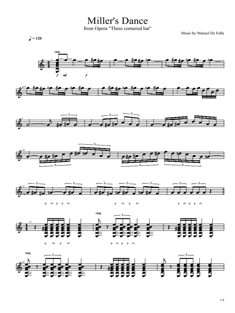 Dance of The Miller by Manual de Falla | PDF