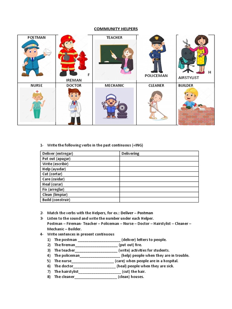 Community Helpers | PDF