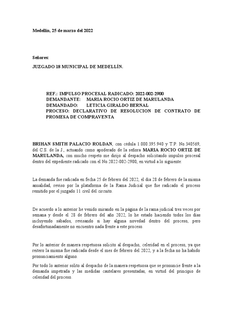 Impulso Procesal | PDF