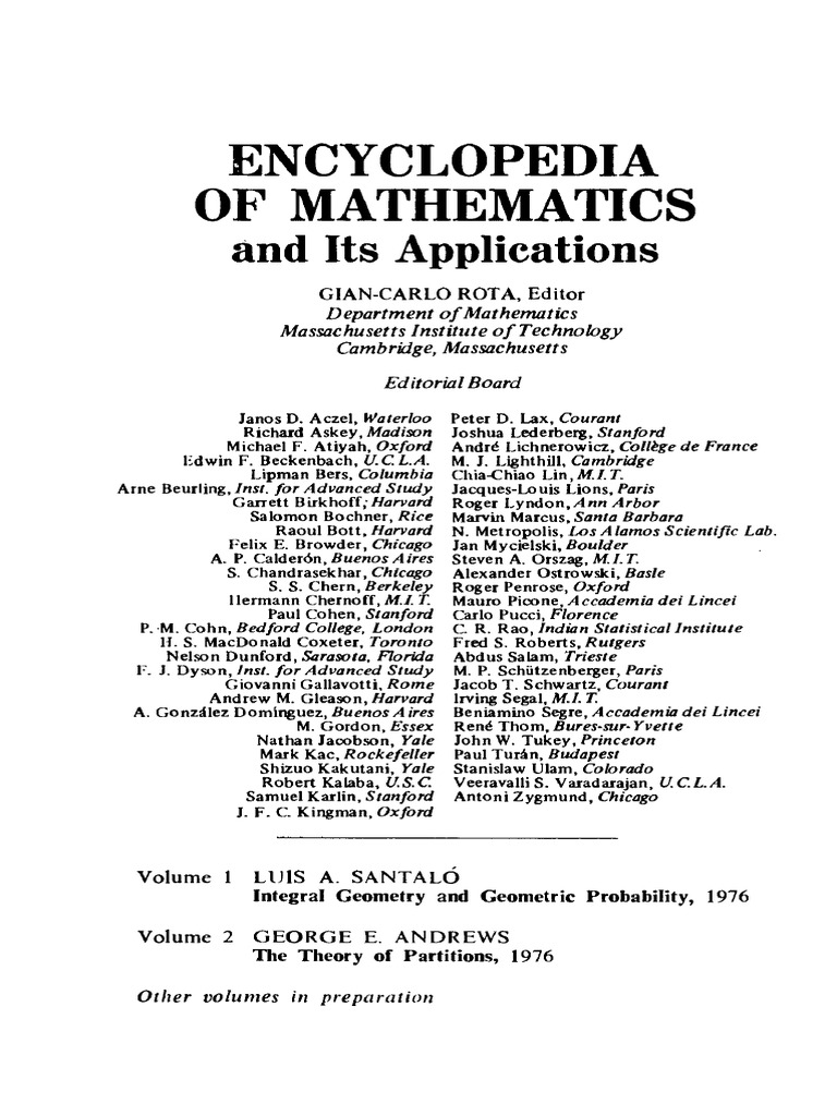 George Andrews - The-Theory-Of-Partitions | PDF