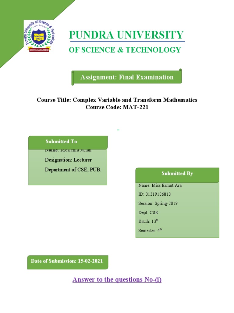 Id-01319106010 MAT | Download Free PDF | Mathematics | Mathematical Objects
