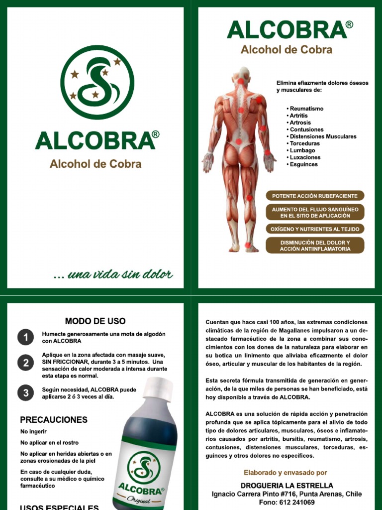 Folleto Alcobra | PDF