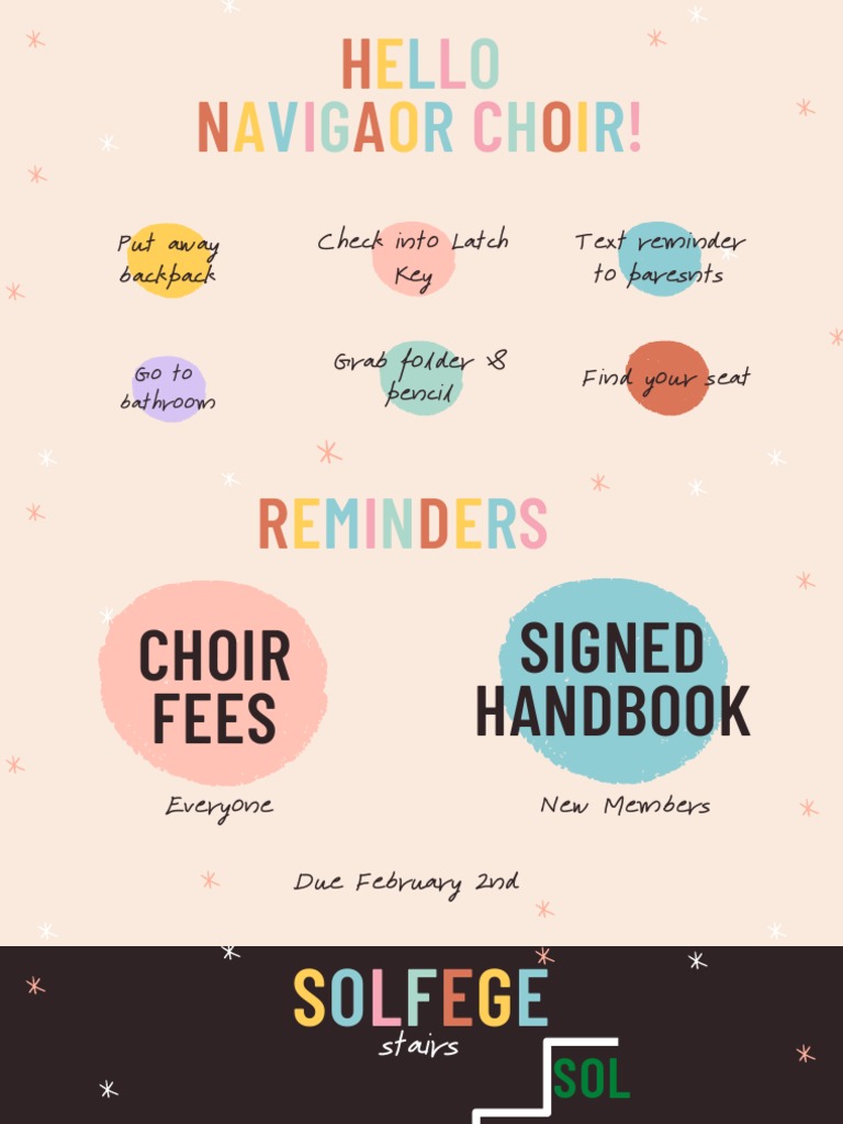 Navigator Choir Welcome | PDF