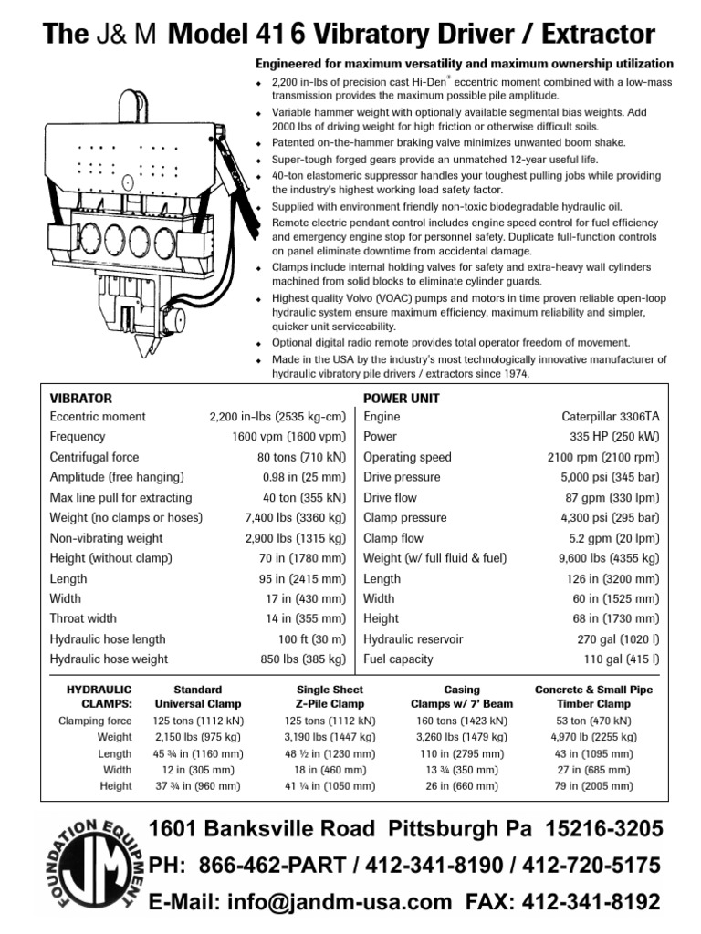 JM Vibro 416 | PDF | Engines | Mechanical Engineering