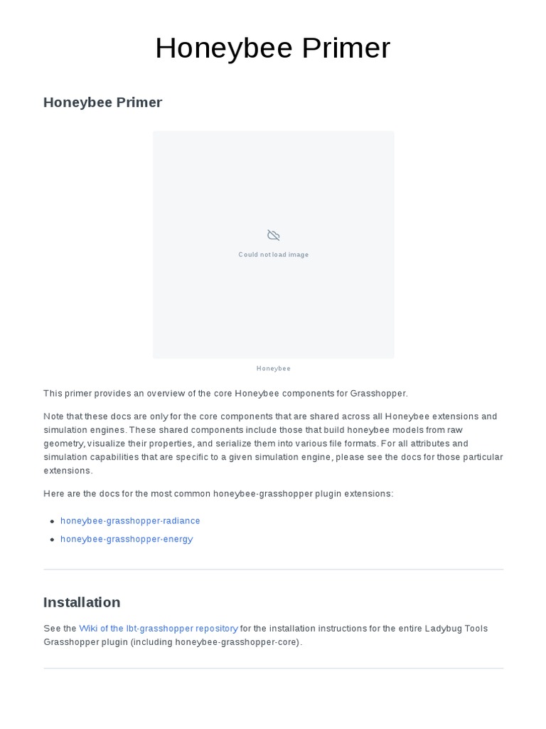 HoneyBee Primer | PDF | Parameter (Computer Programming) | Boolean Data Type