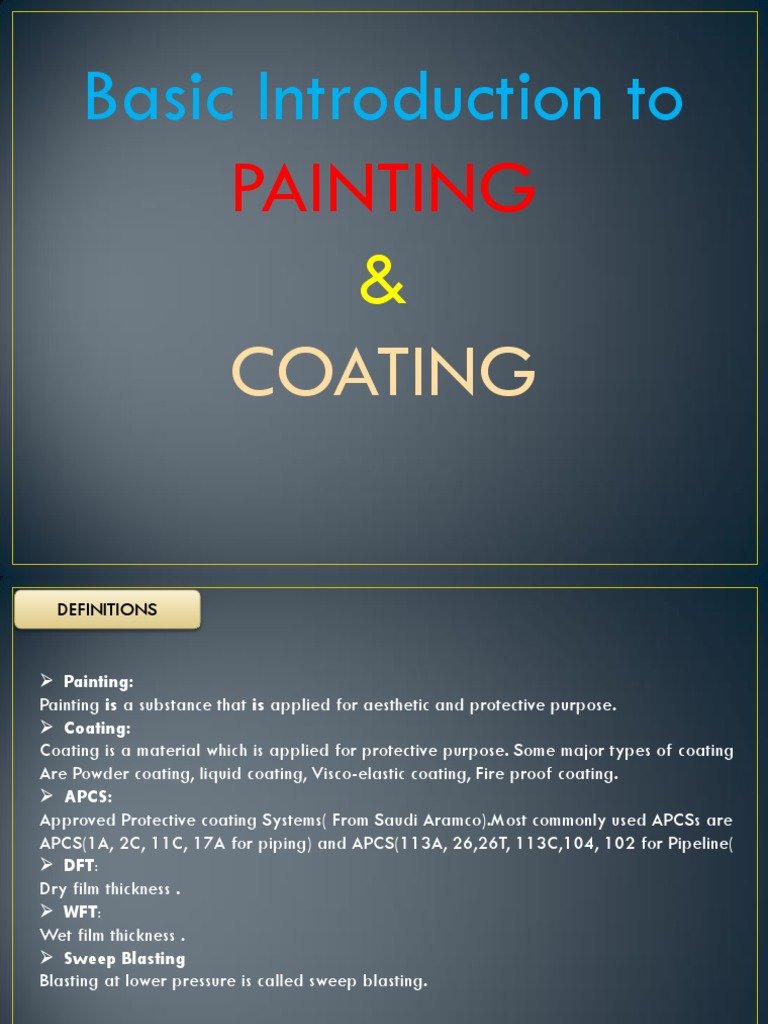 Basic Painting & Coating | PDF | Building Engineering | Business Process