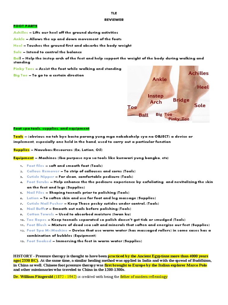 TLE REVIEWER 2nd Quarter | Download Free PDF | Occupational Safety And Health | Massage