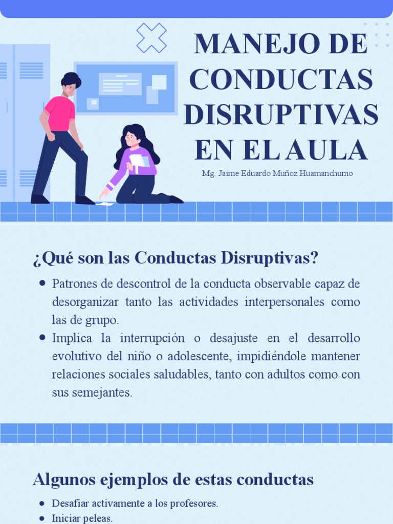 Manejo de Conductas Disruptivas en El Aula VCLZMRX | PDF | Salón de ...