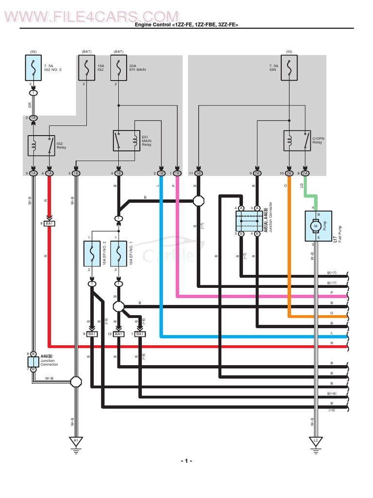 Engine Control (1zz-Fe, 1zz-Fbe, 3zz-Fe) | PDF | Engines ...