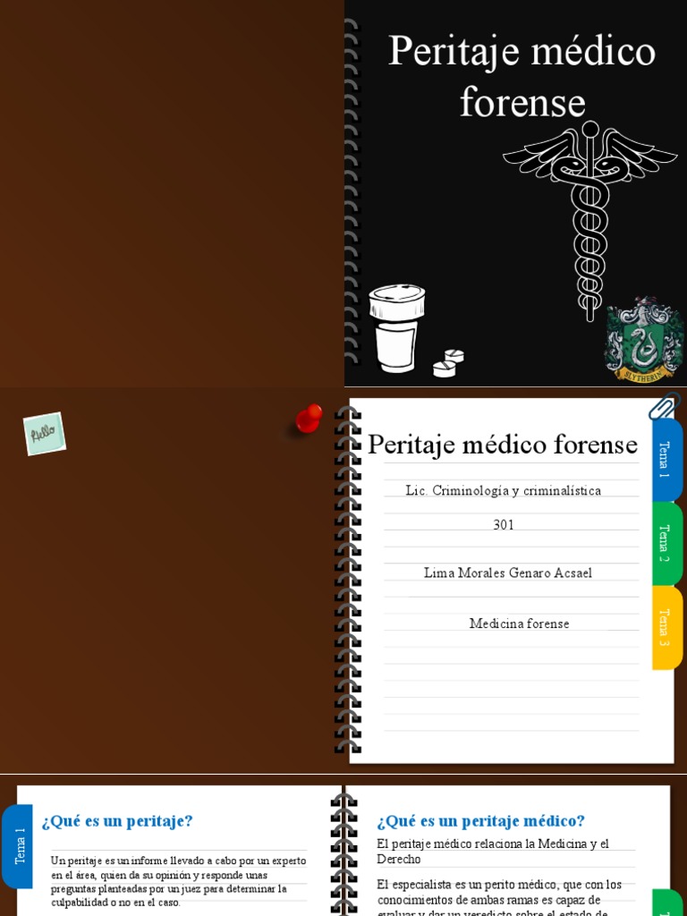 Peritaje Médico Forense: Guía Completa | PDF | Experto | Testigo experto