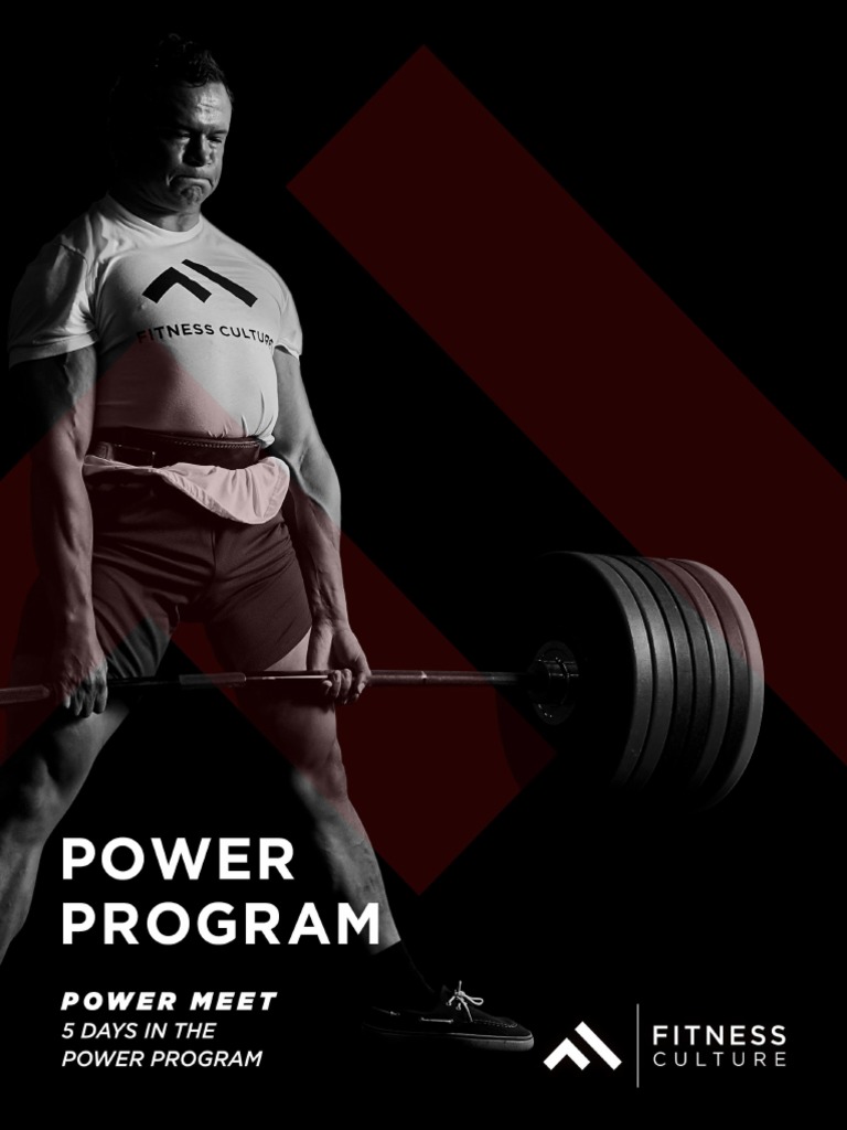 Fitness Culture Power Program Ebook | PDF