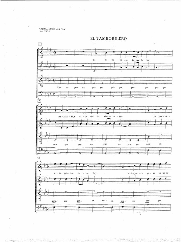 El Tamborilero | PDF