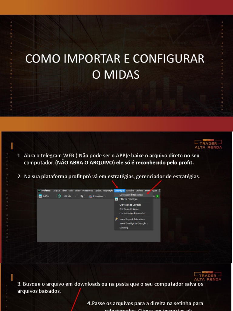 Como Importar E Configurar O Midas | PDF