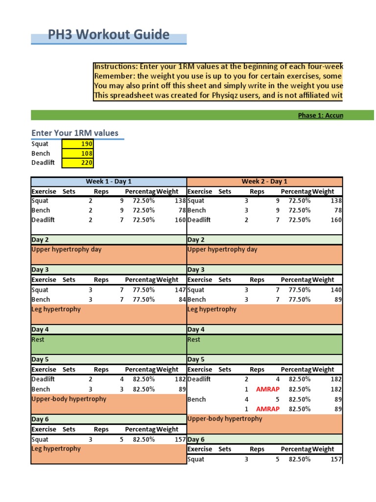Layne Norton PH3 | PDF | Weight | Athletic Sports