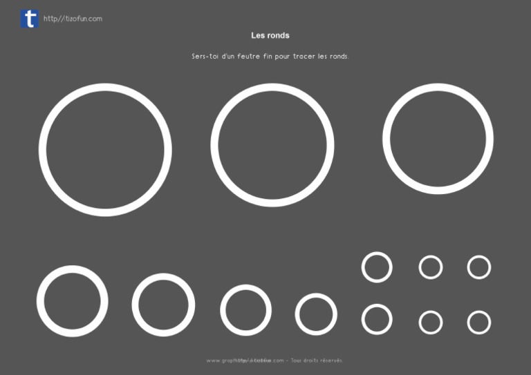 Graphisme Maternelle Les Ronds 02 | PDF