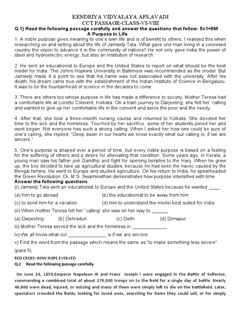 12.cct-Class Vi-Viii | PDF | Social Science | History