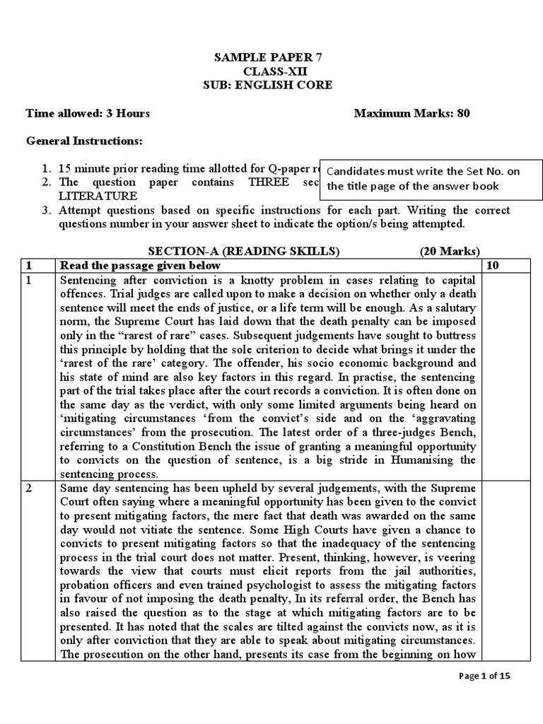 Xiisample 7 QP-2022 | PDF | Facebook | Mitigating Factor