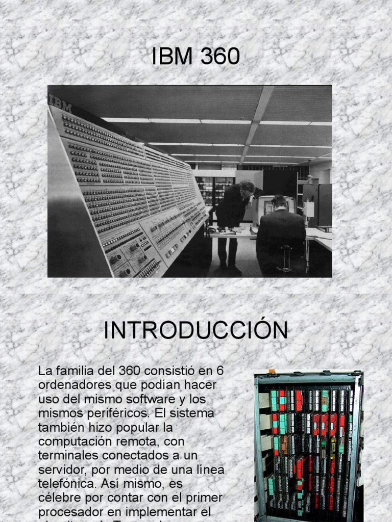 IBM360 | PDF | Ingeniería de software | Informática