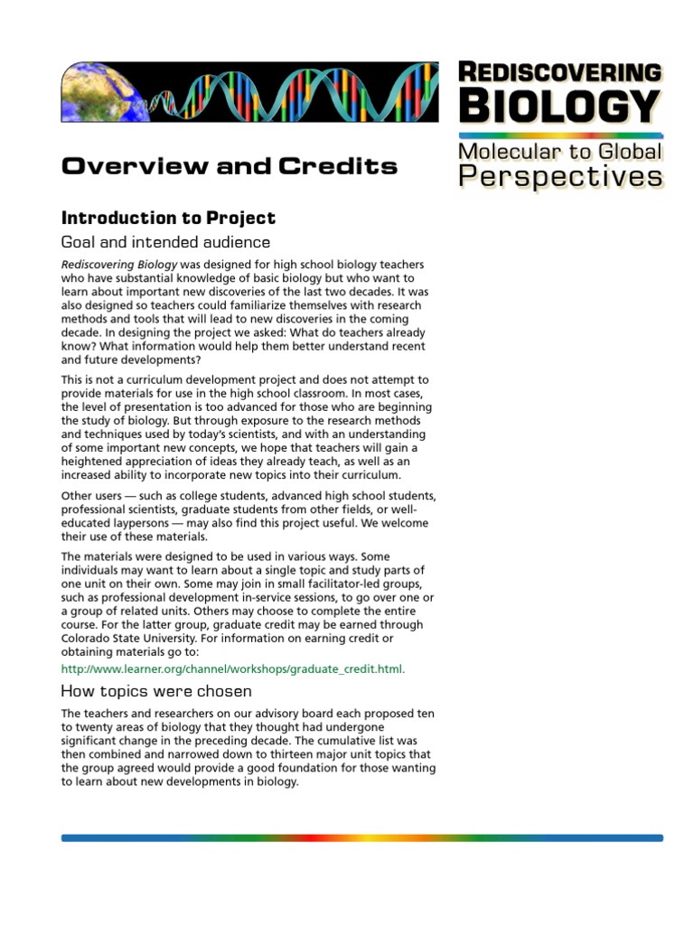 Rediscovering Biology Textbook | PDF | Exon | Intron